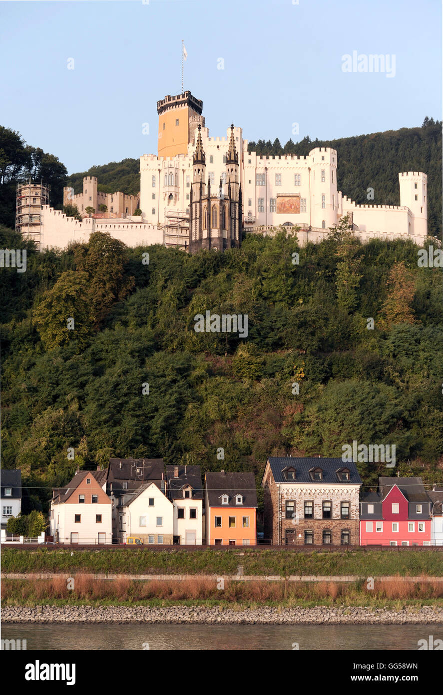 Stolzenfels Castle on the Rhine, Koblenz, UNESCO World Heritage Site ...