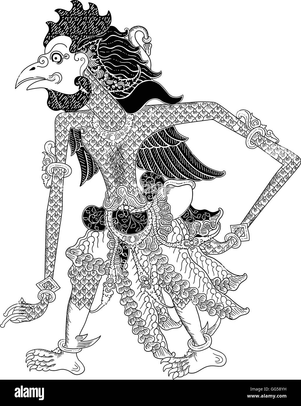 Dalang wayang kulit Cut Out Stock Images & Pictures - Alamy