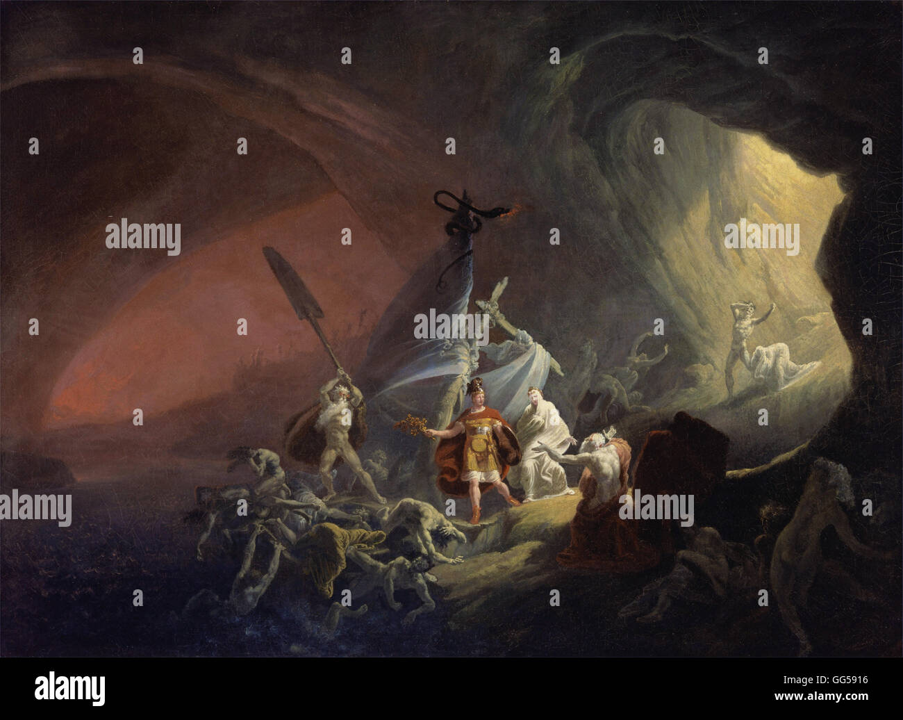 Aeneas and the Sibyl Stock Photo - Alamy
