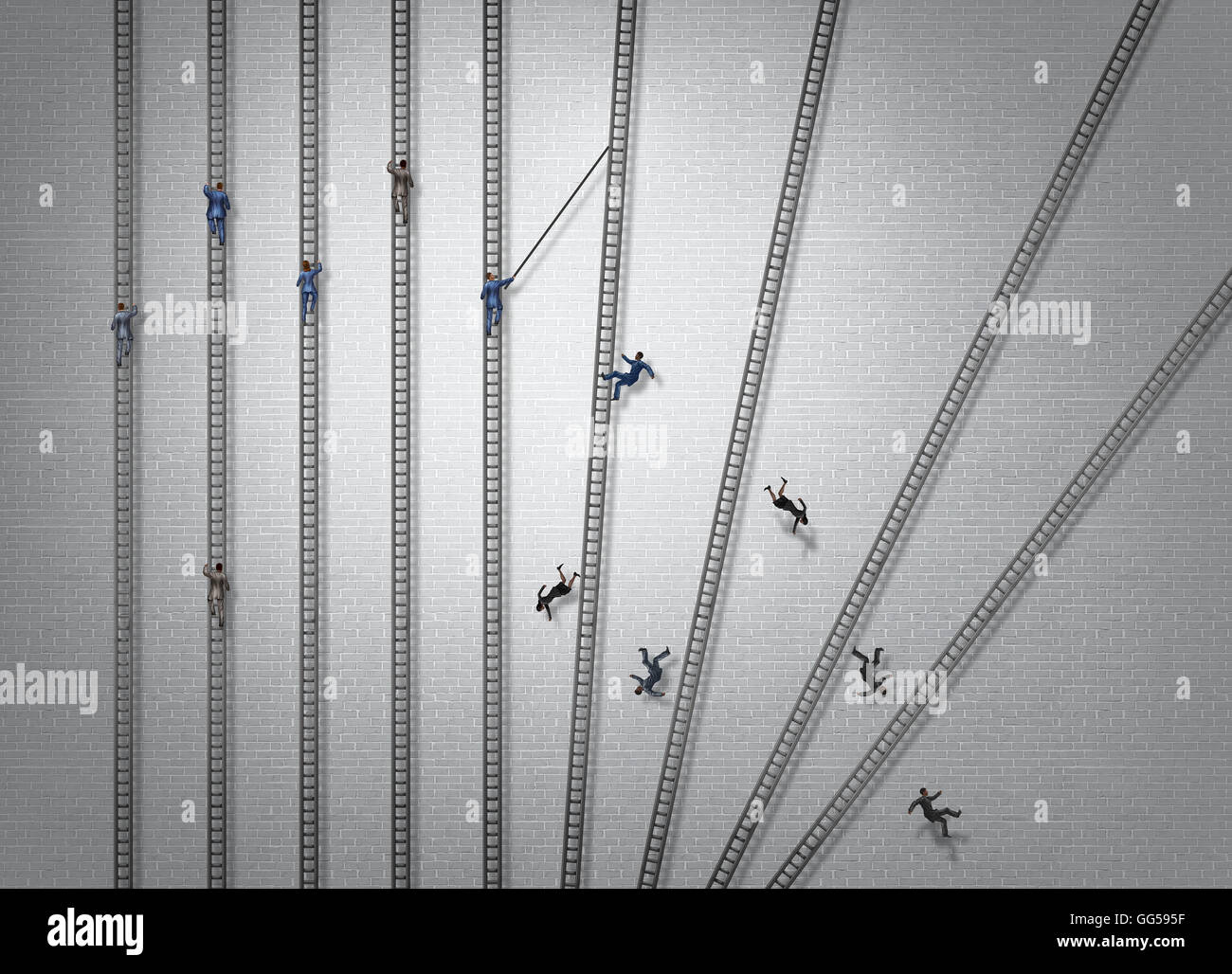 Ruthless business concept and brutal competitive strategy idea as a ...