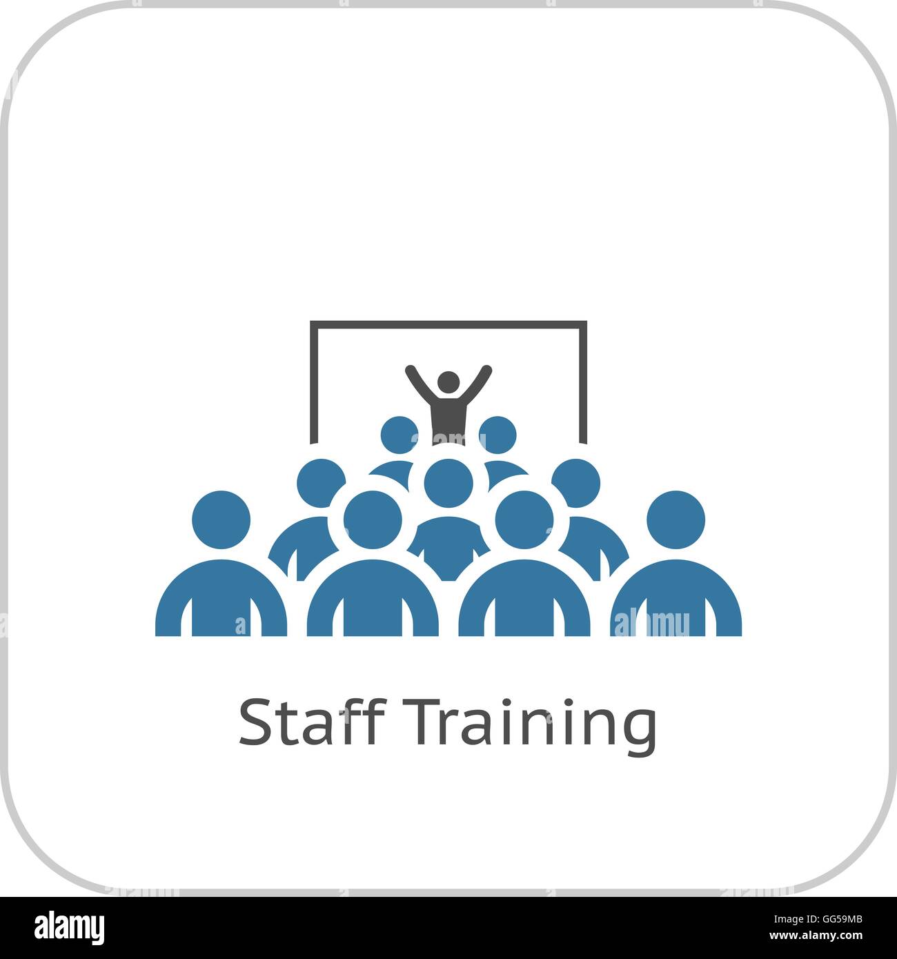 Training Icon. Flat Design Stock Vector Image & Art - Alamy