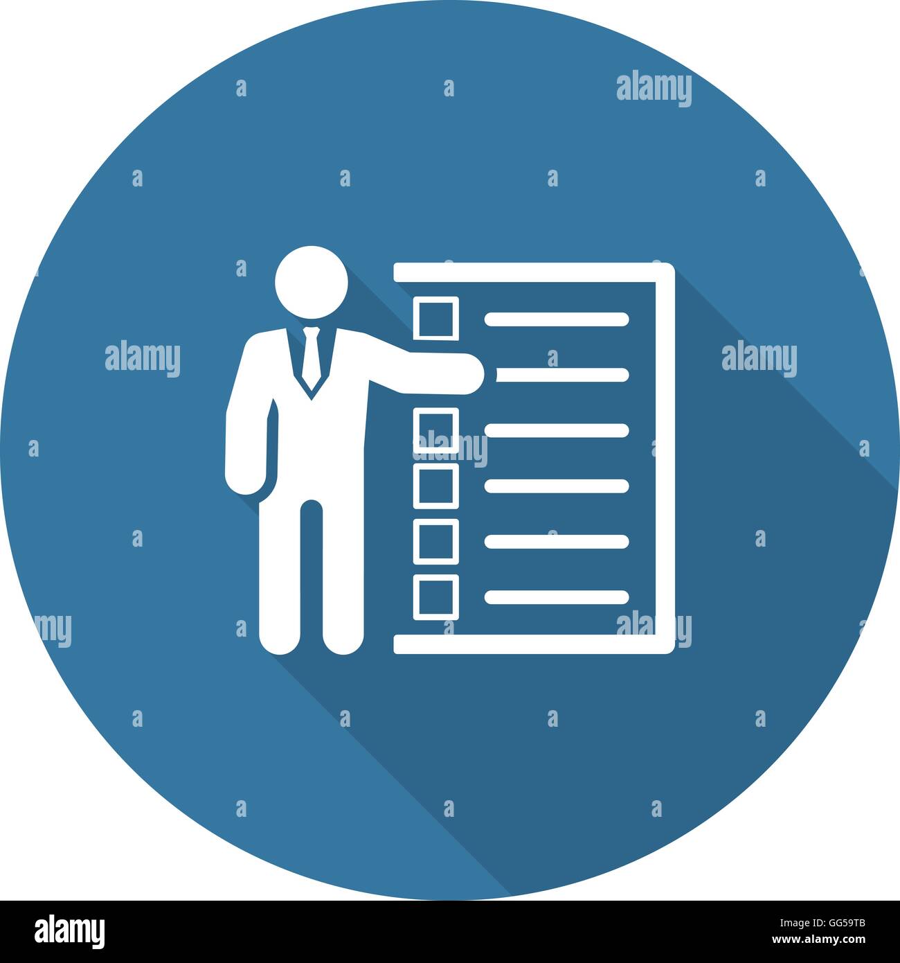 Management Icon. Flat Design Stock Vector Image & Art - Alamy