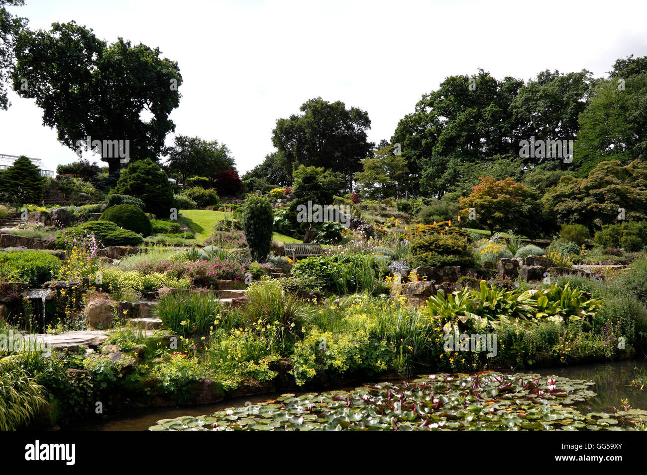Sloped gardens hi-res stock photography and images - Alamy