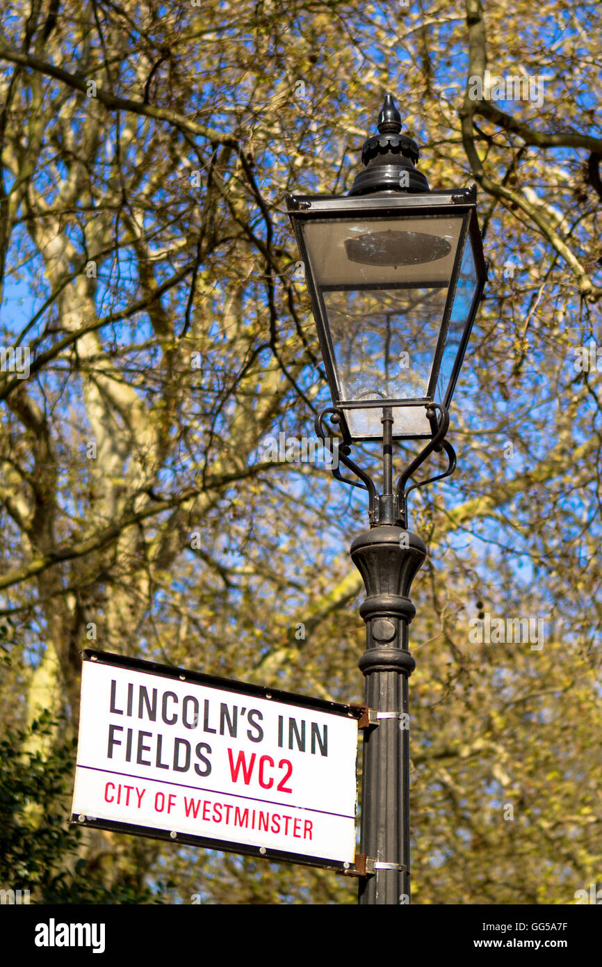 Lincoln's Inn Fields, London, UK in the summer Stock Photo - Alamy