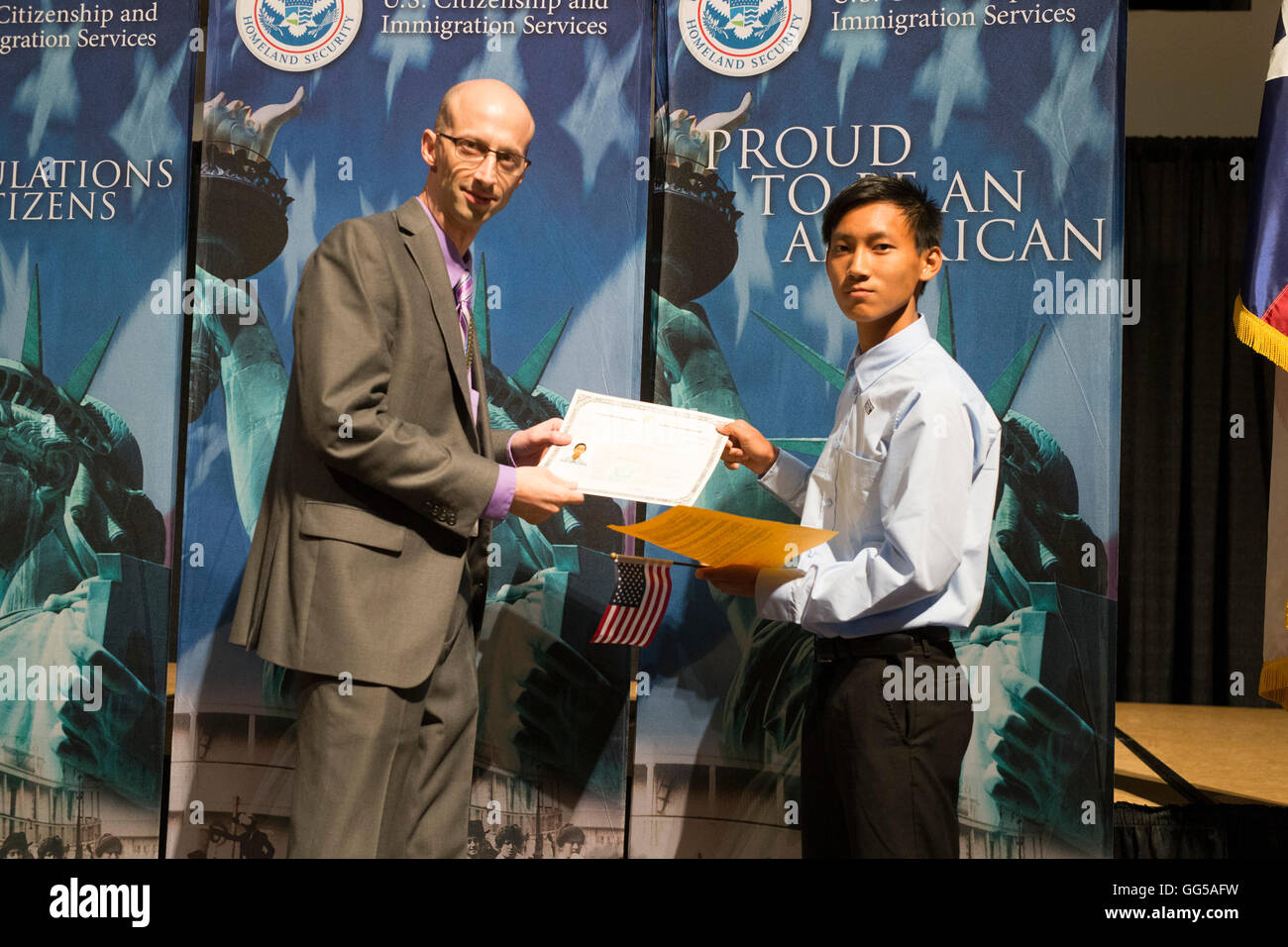 Certificate of naturalization hi-res stock photography and images - Alamy