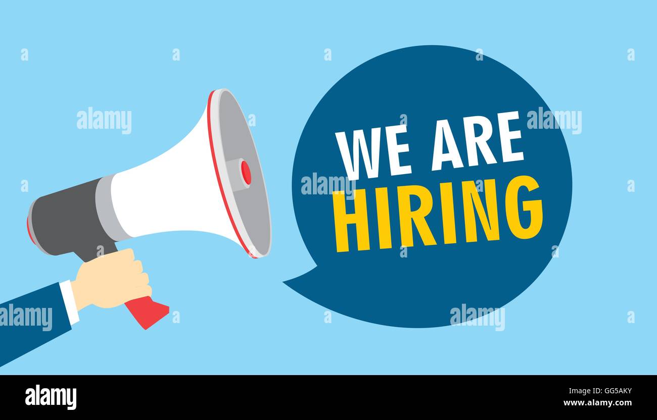 Recruitment concept background hiring Stock Vector Images - Alamy