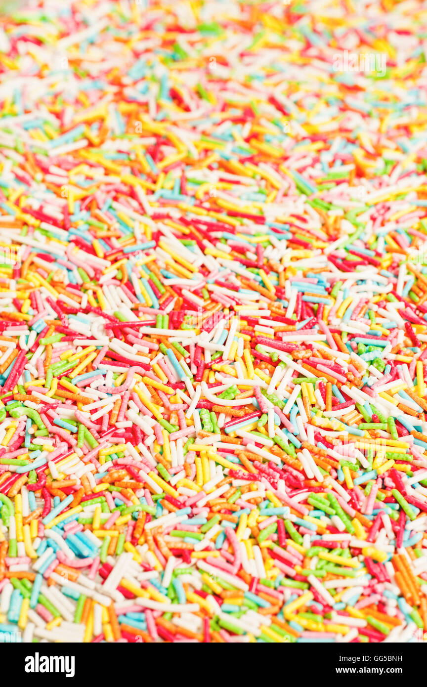 colorful sprinkles background Stock Photo - Alamy