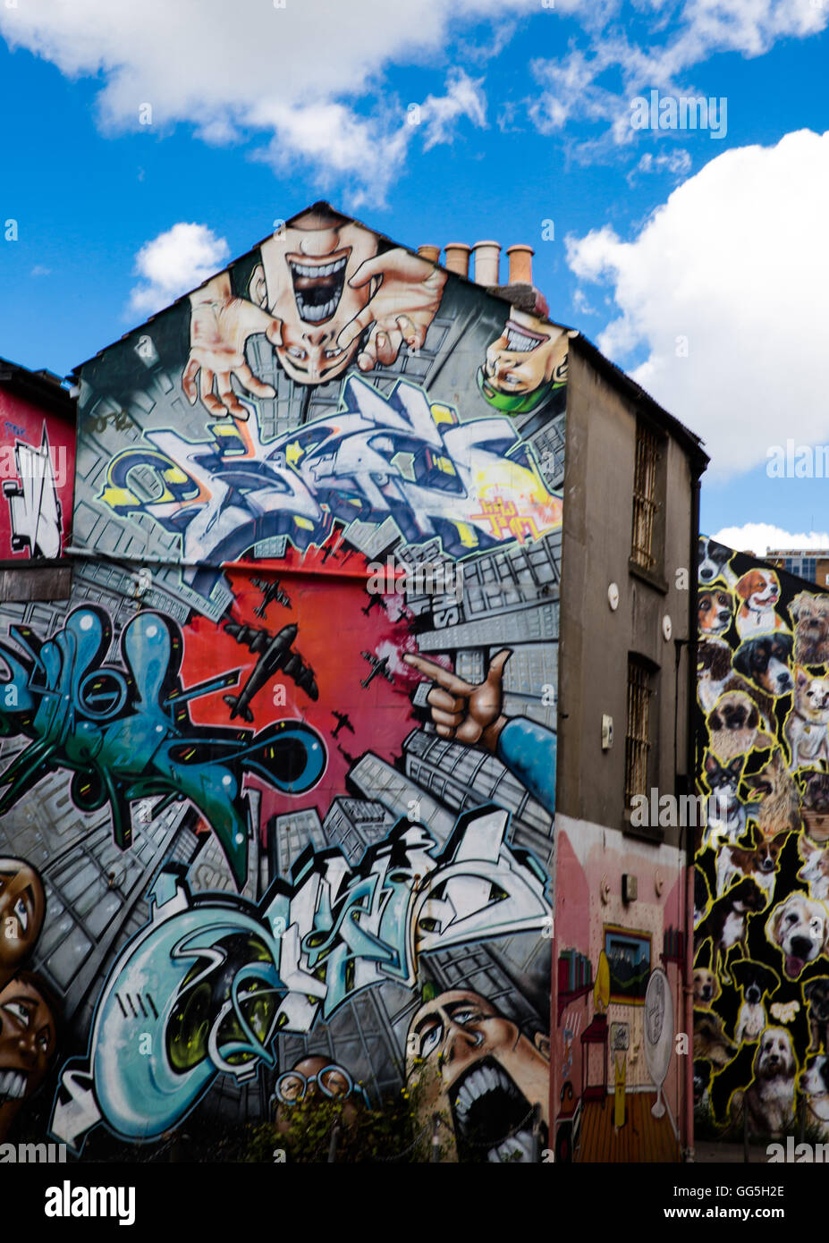 Summer weather and beautiful Graffiti Stock Photo - Alamy