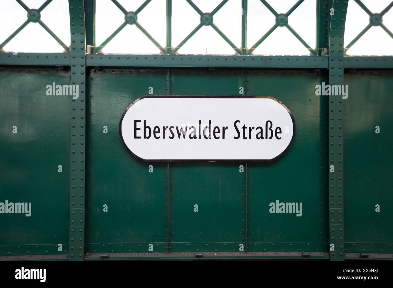 Subway sign, Berlin, Germany Stock Photo - Alamy
