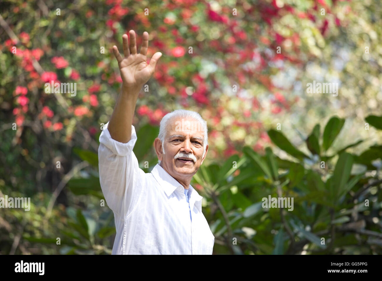 Waving hand man hi-res stock photography and images - Alamy