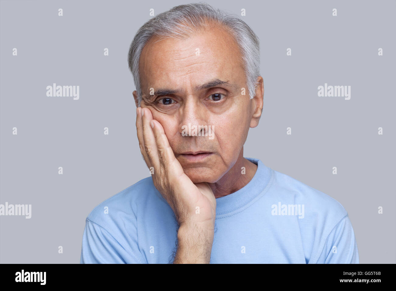 Close up old man toothache hi-res stock photography and images - Alamy