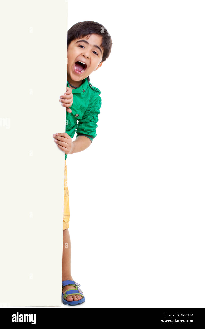 Young boy shouting Stock Photo - Alamy