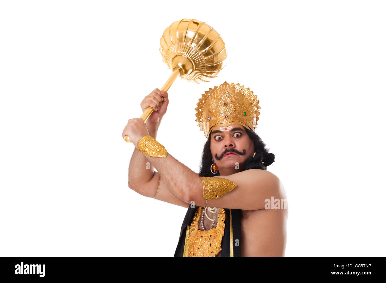 Man holding a mace hi-res stock photography and images - Alamy