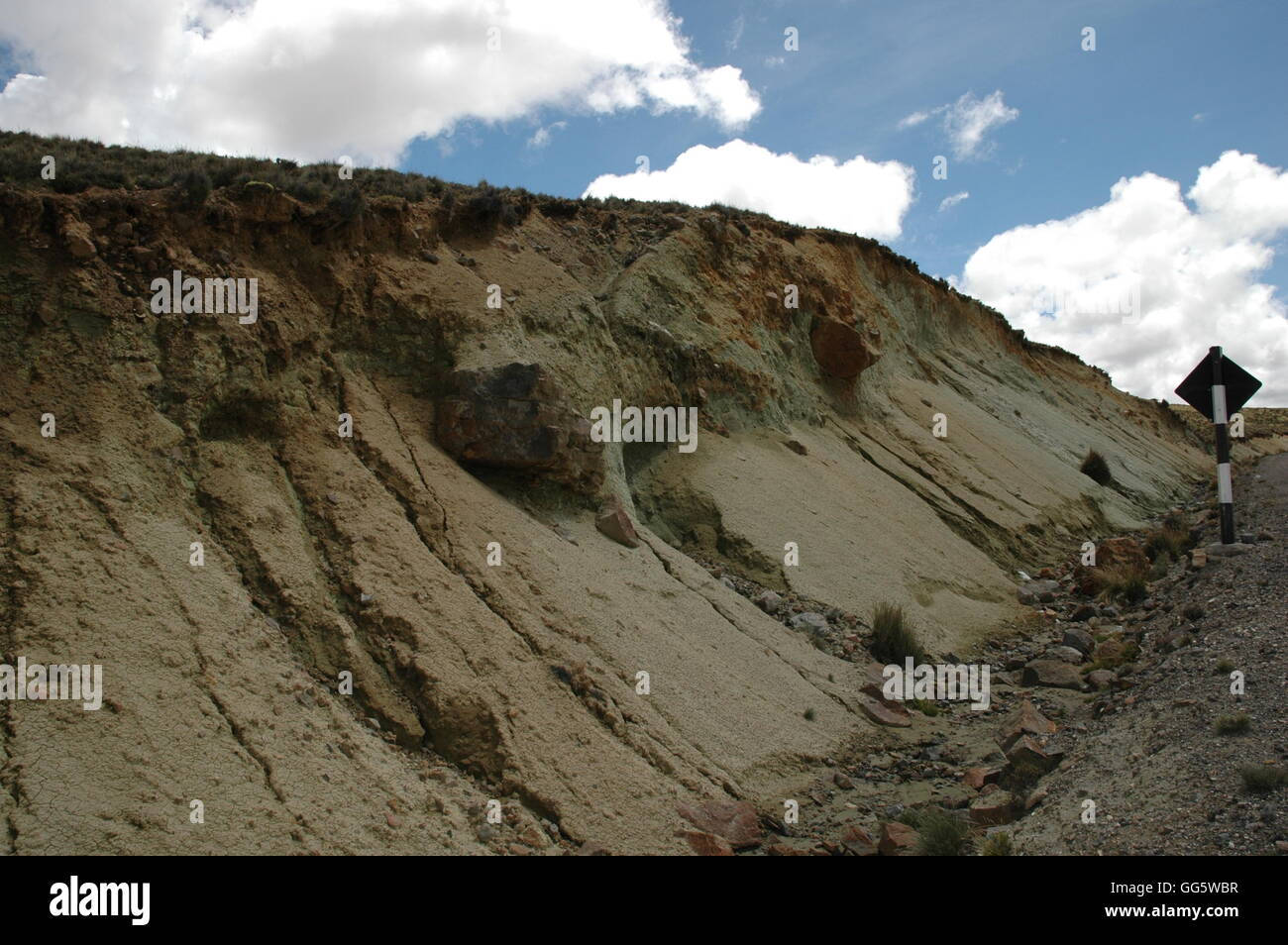 Sedimentary rocks in Moquegua, south of Peru Stock Photo - Alamy