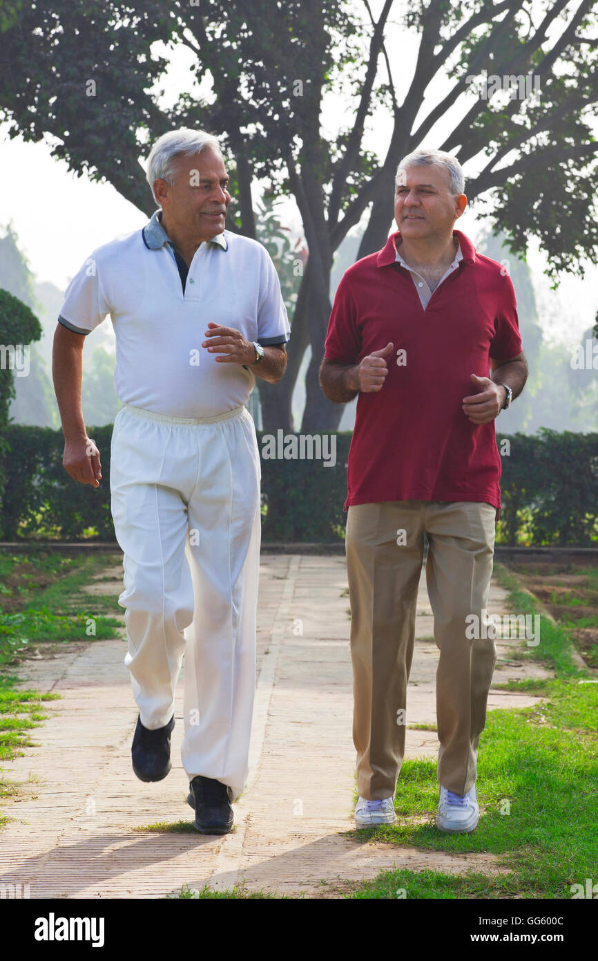 Old men going for a walk Stock Photo - Alamy