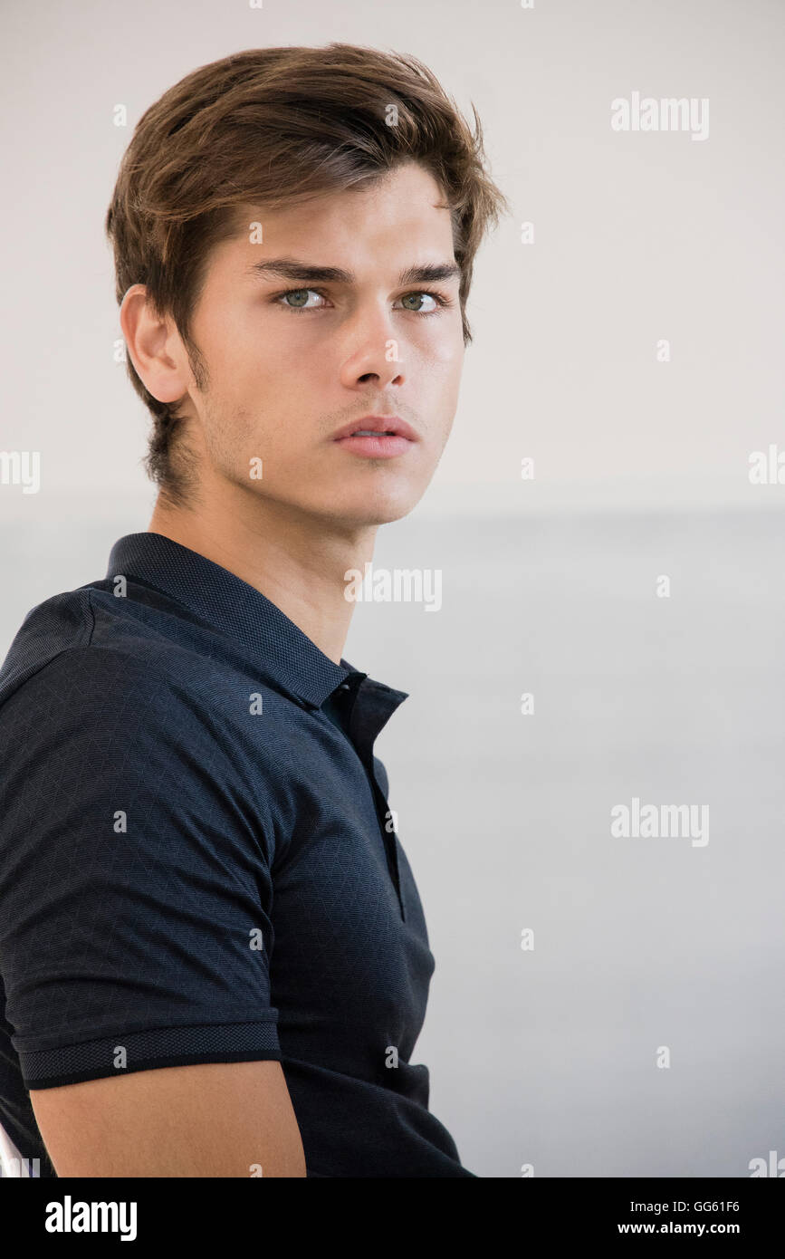 Portrait of a handsome young man Stock Photo - Alamy