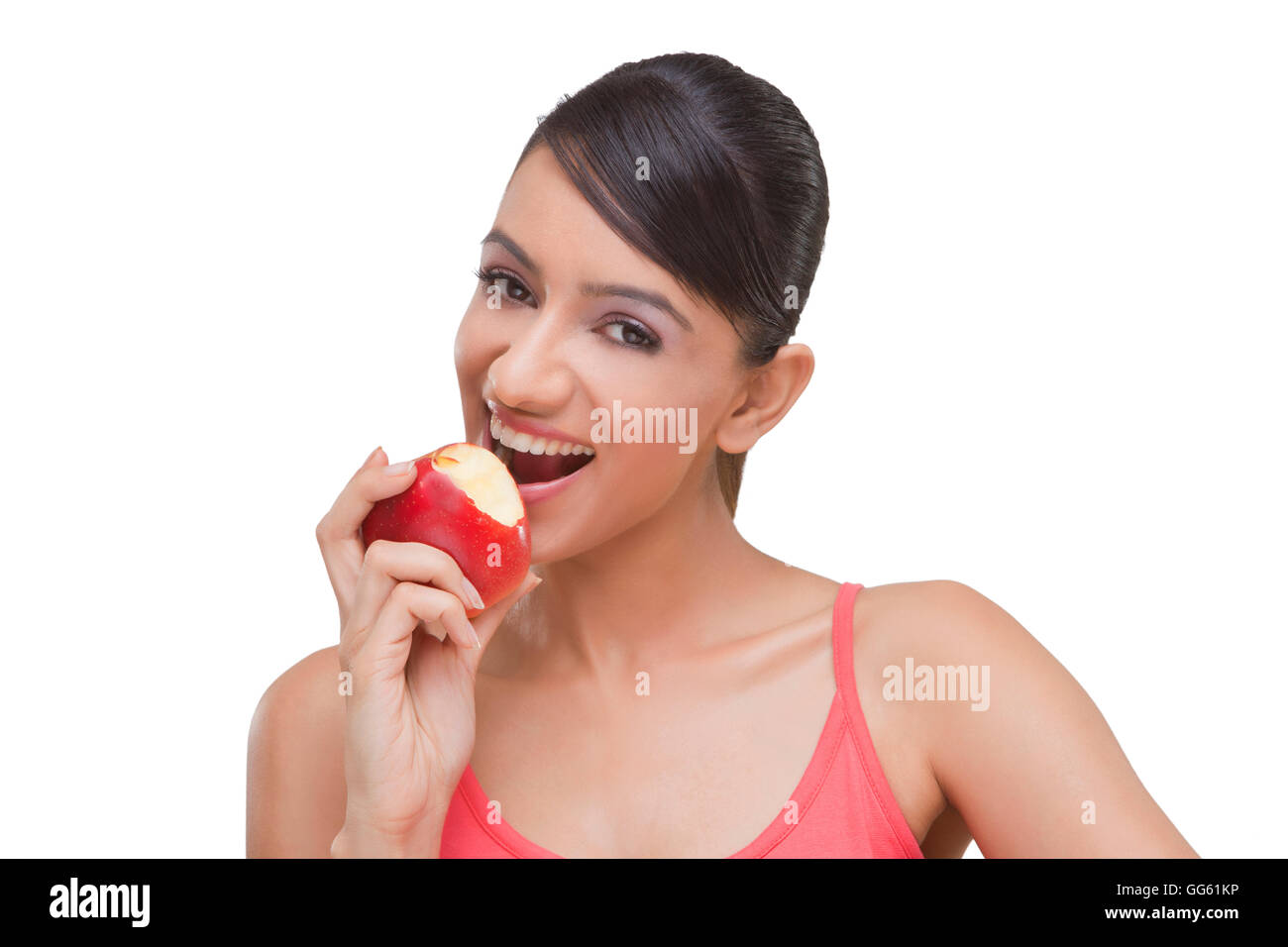 Bitten apple hi-res stock photography and images - Alamy