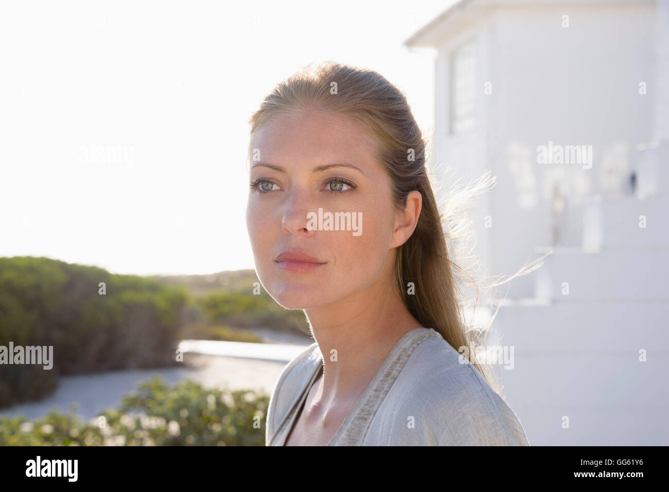 Close up view serious woman hi-res stock photography and images - Alamy