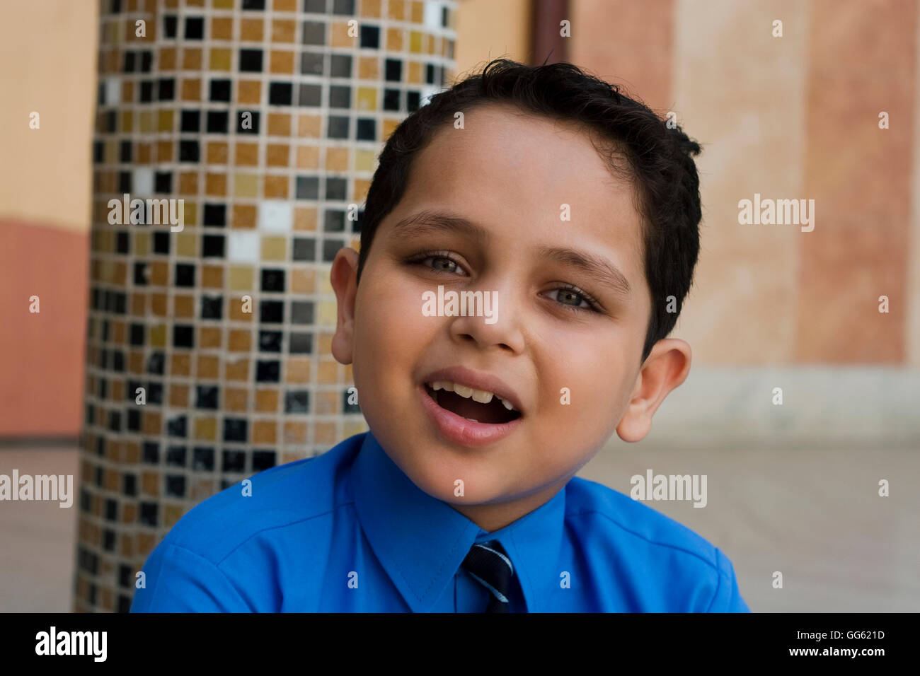 Portrait of a school boy Stock Photo - Alamy