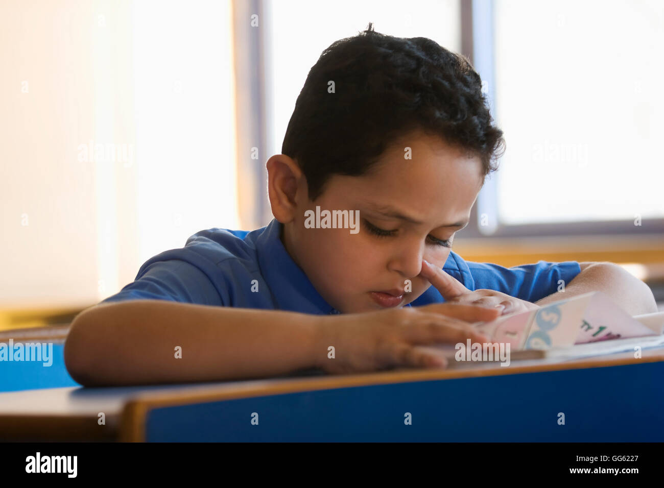 School boy desk 10 years hi-res stock photography and images - Alamy