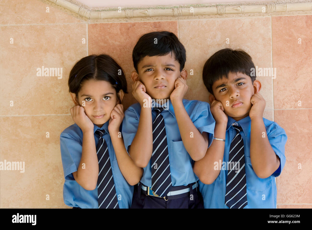 School children being punished Stock Photo: 113230088 - Alamy