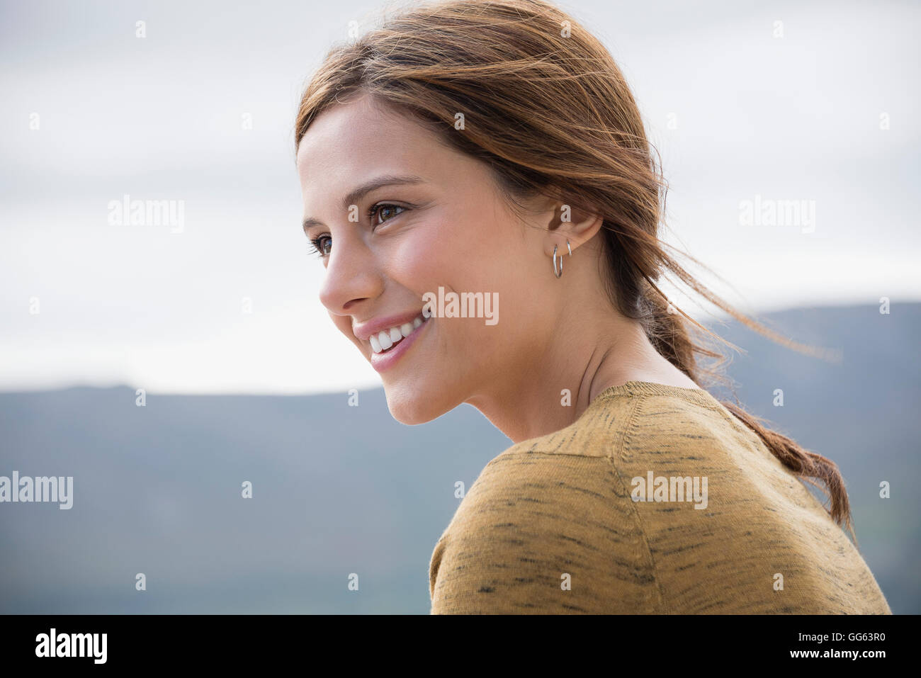 Close up view pretty woman hi-res stock photography and images - Alamy