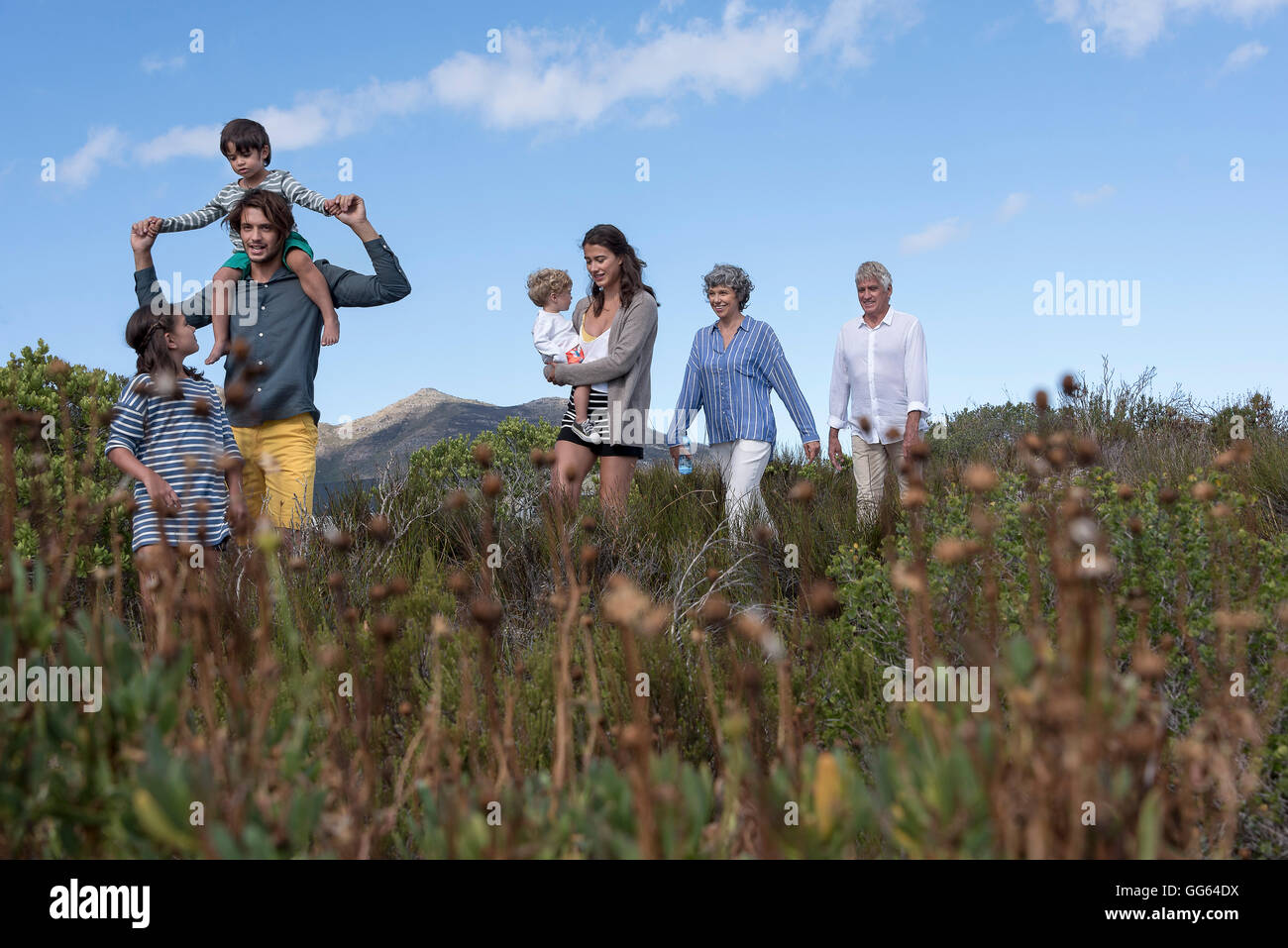 Family and landscape hi-res stock photography and images - Alamy