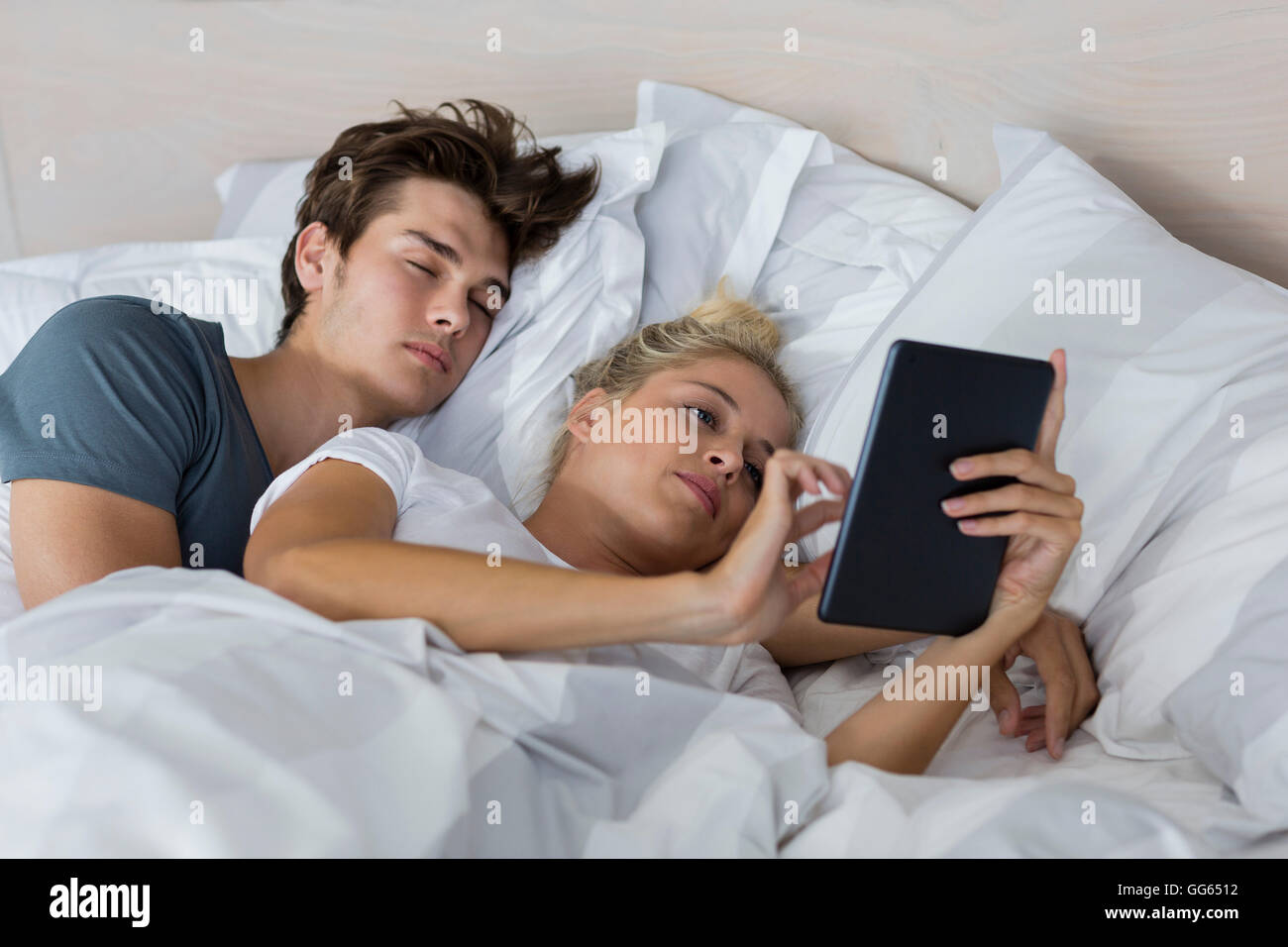 Two men sleeping together hi-res stock photography and images - Alamy