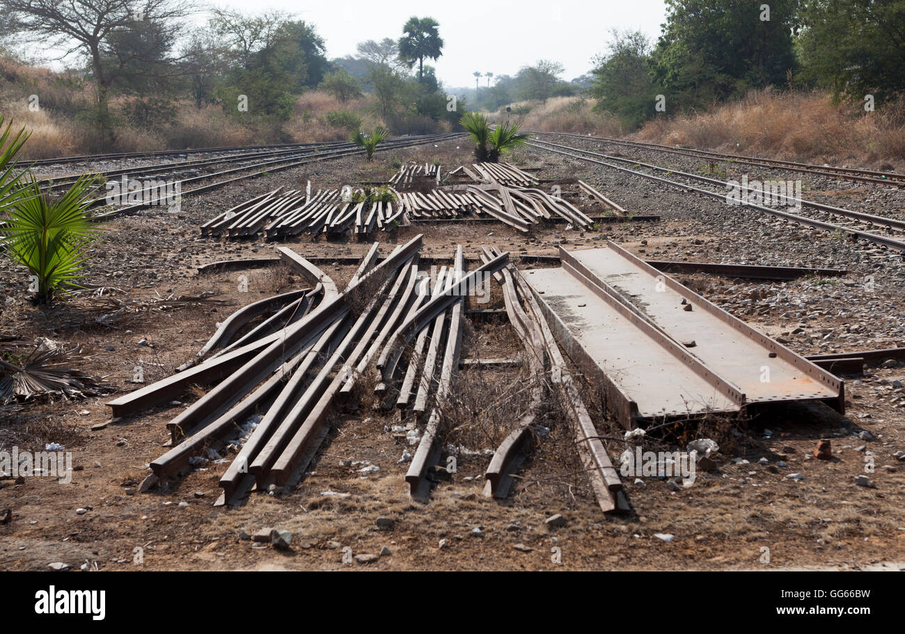 Bagan railway station myanmar hi-res stock photography and images - Alamy