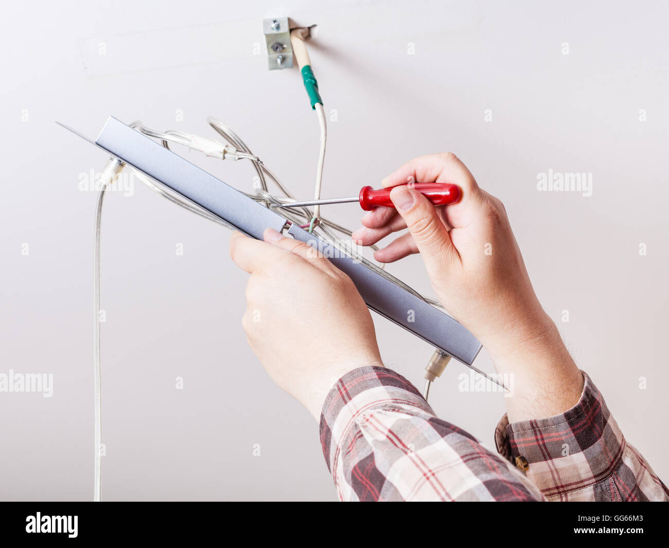 Electrician fixture hi-res stock photography and images - Alamy