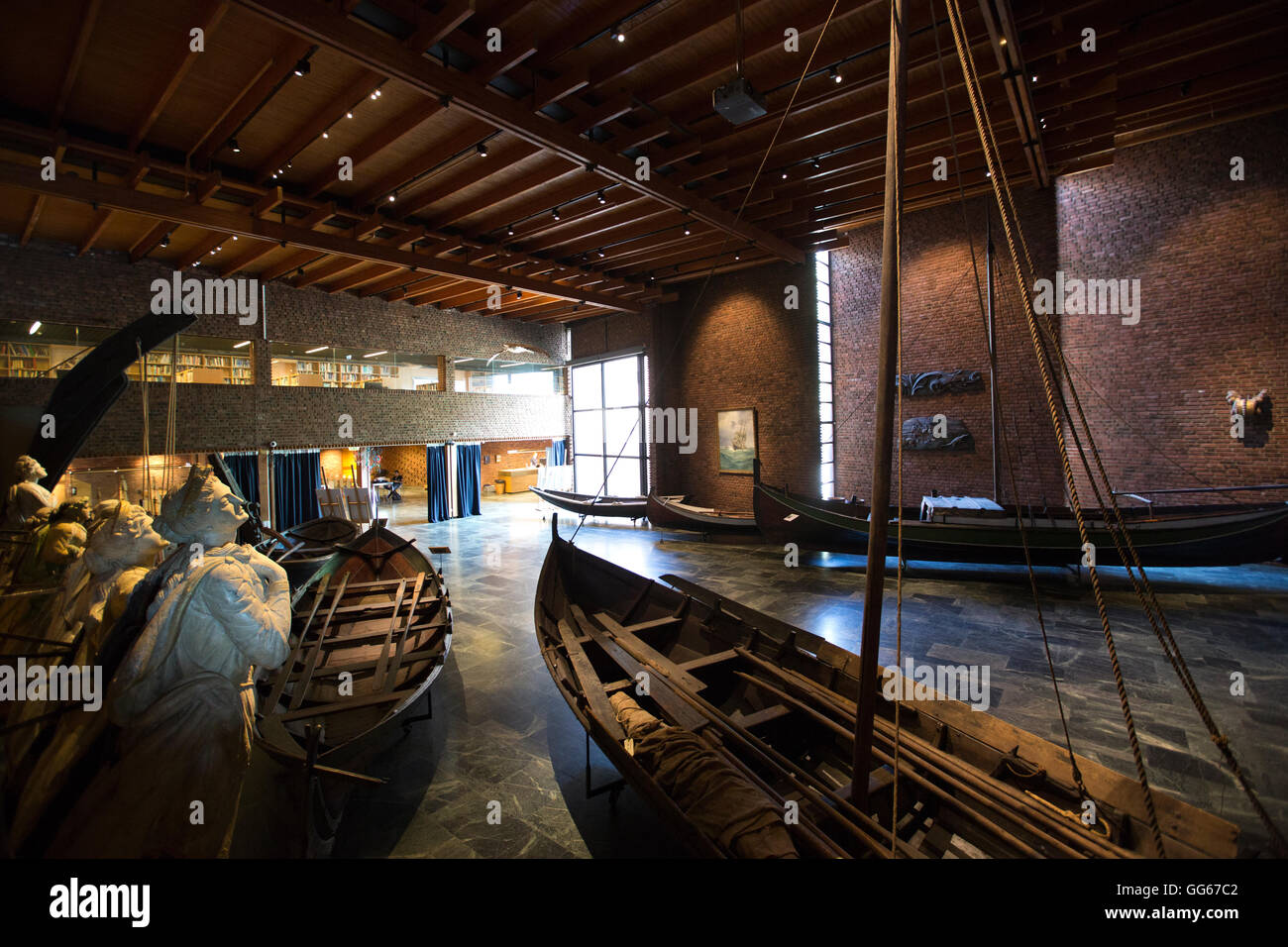 Norwegian Maritime Museum, situated alongside the Fram Museum, Bygdøy ...