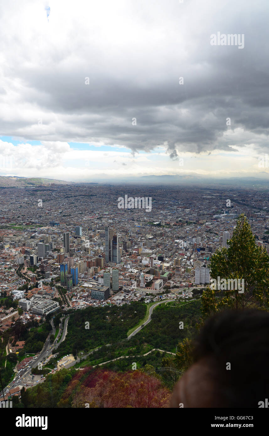 Colombia, Bogota, View over city from Monserrate Stock Photo - Alamy