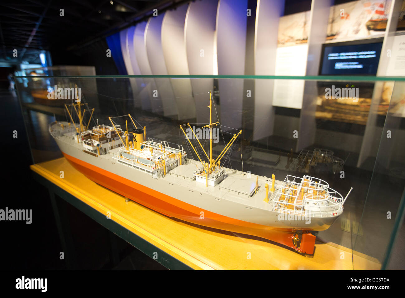 Norwegian Maritime Museum, situated alongside the Fram Museum, Bygdøy ...