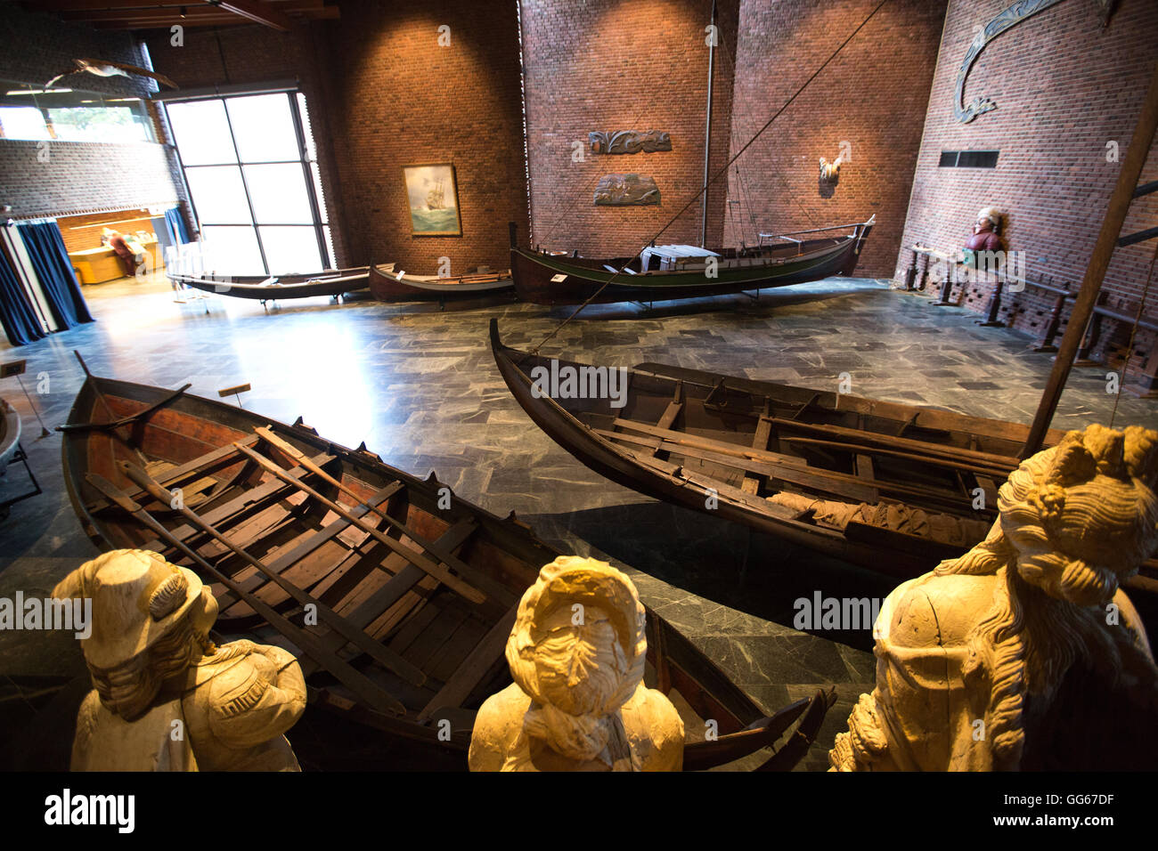 Norwegian Maritime Museum, situated alongside the Fram Museum, Bygdøy ...
