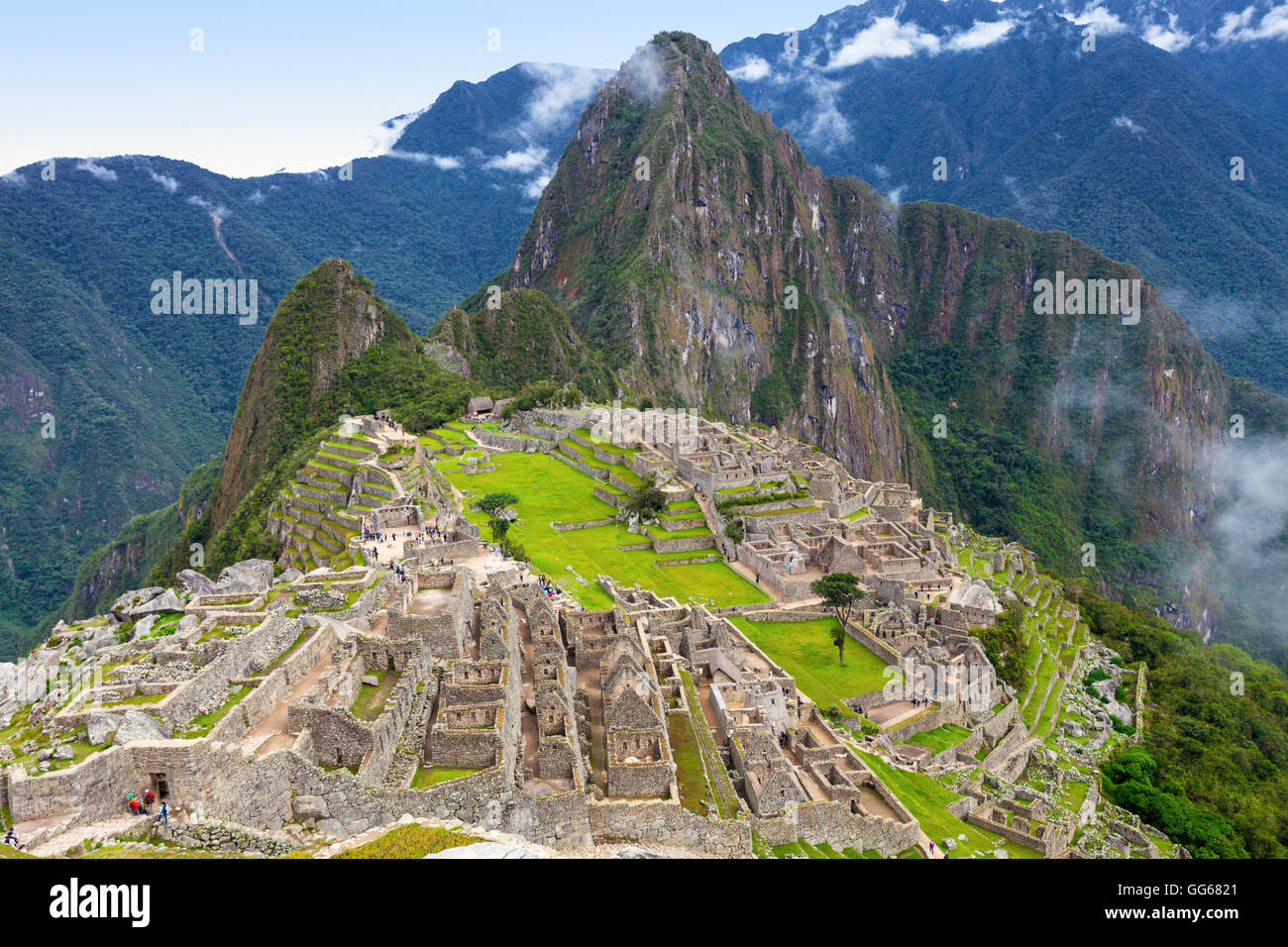 Machu Picchu Inca site Stock Photo - Alamy