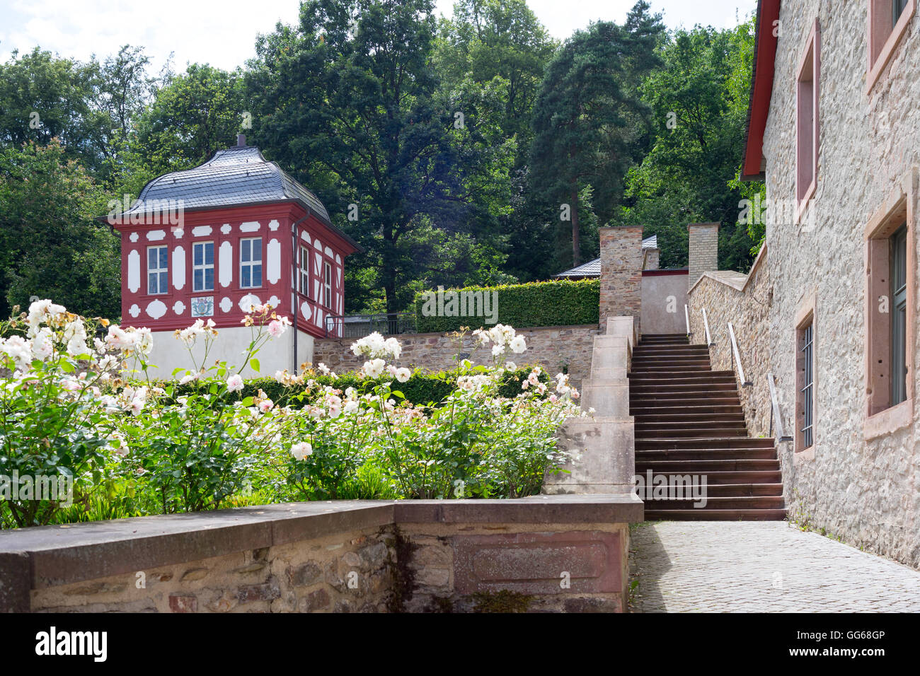 Monastery Eberbach Rheingau Hesse Germany Kloster Stock Photo - Alamy