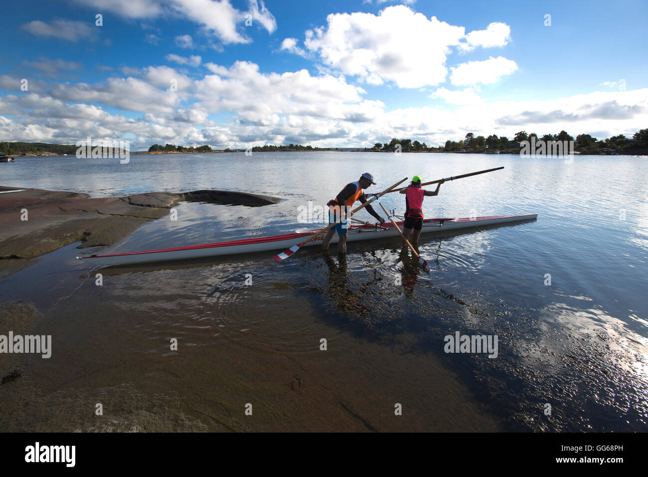 Hvaler, archipelago of islands, Østfold, Norway, where summer houses ...