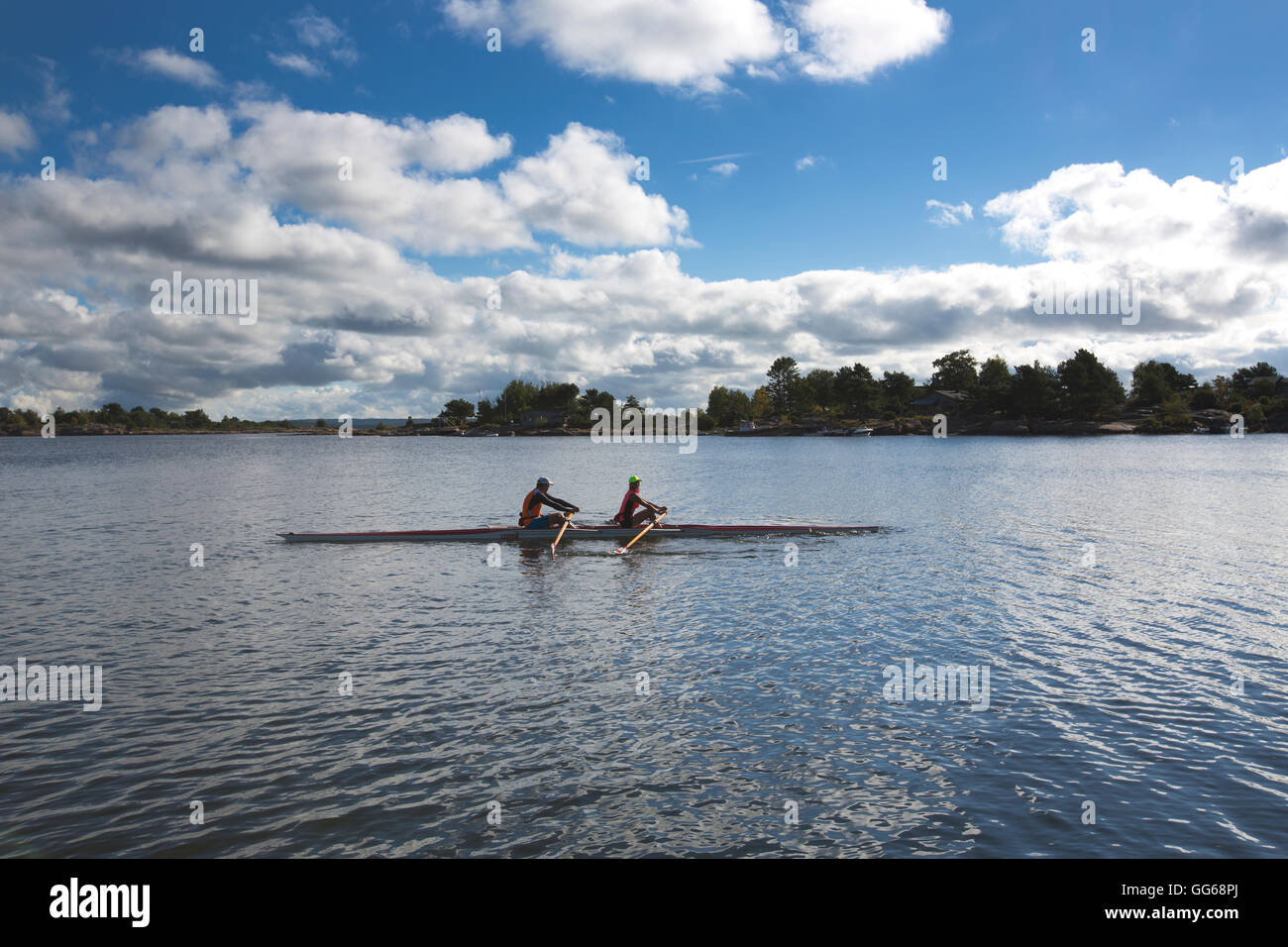 Hvaler, archipelago of islands, Østfold, Norway, where summer houses ...
