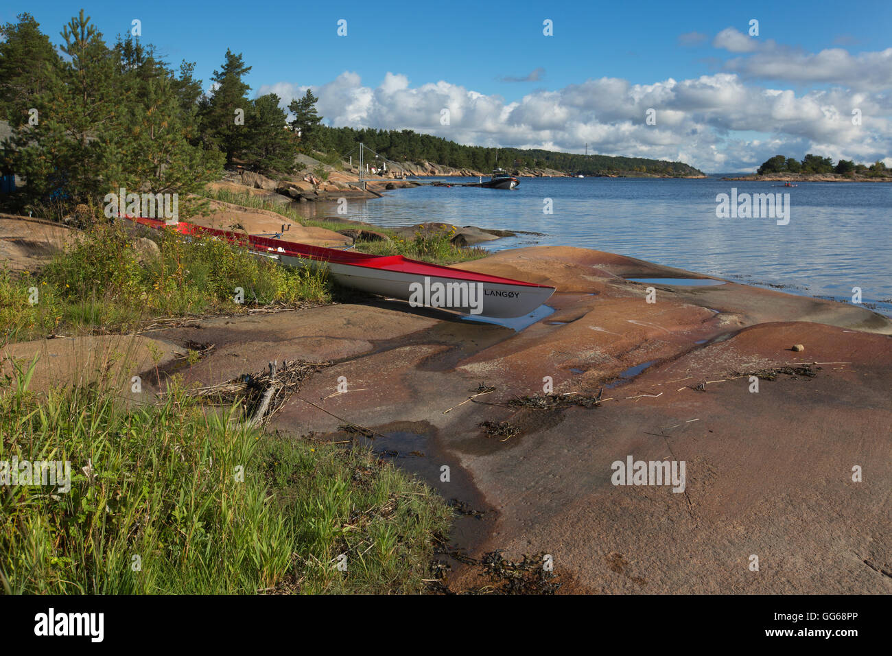 Hvaler, archipelago of islands, Østfold, Norway, where summer houses ...