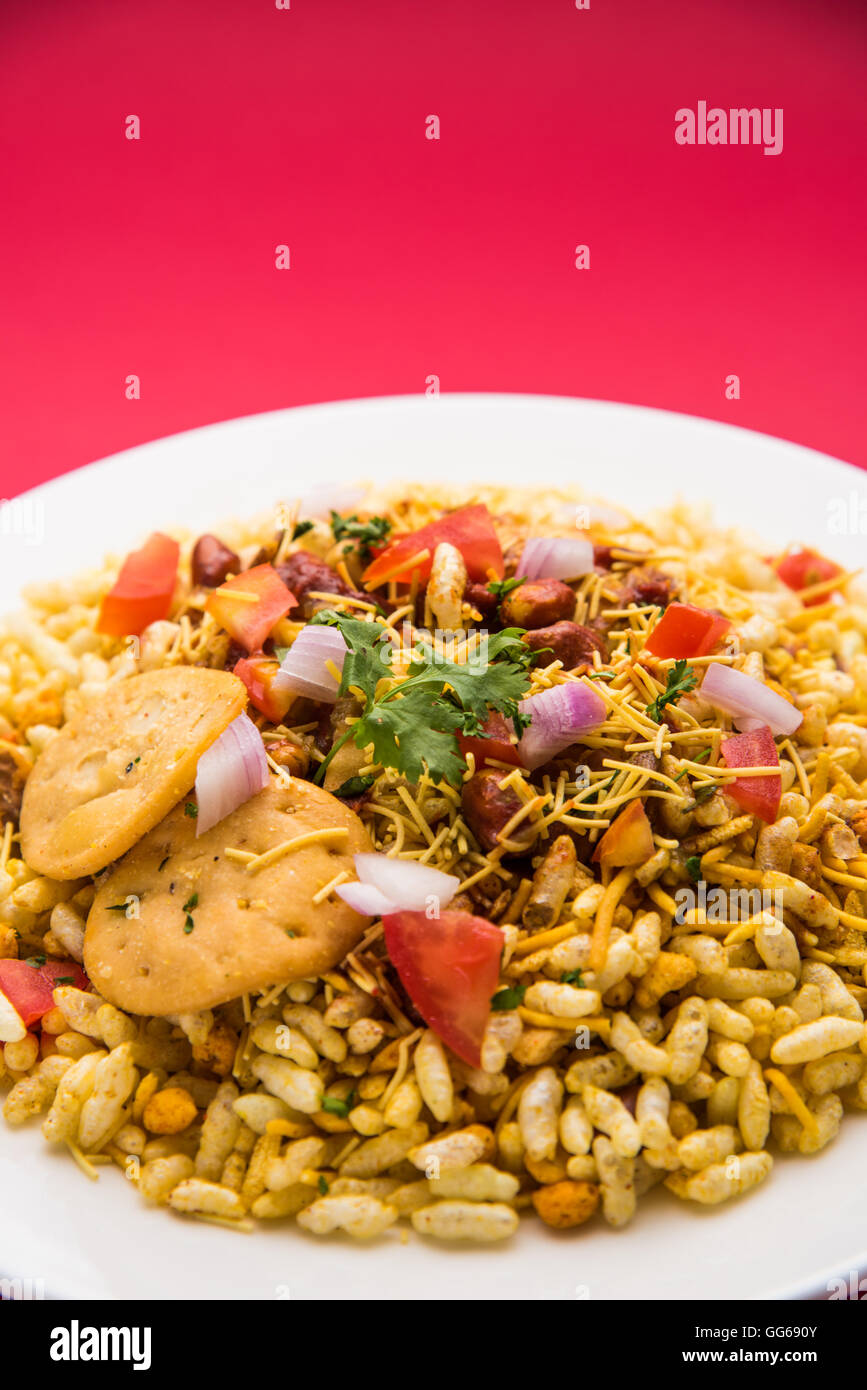 indian favourite chat or snack item Bhel or Bhelpuri Stock Photo - Alamy