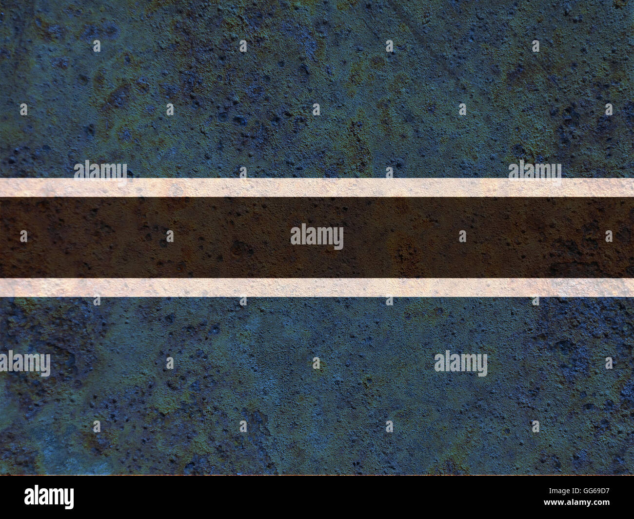 Flag on rusty metal Stock Photo - Alamy