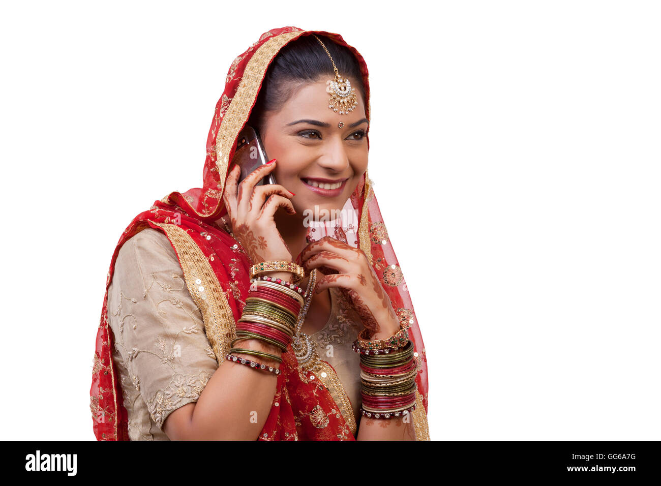 Gujarati bride hi-res stock photography and images - Alamy