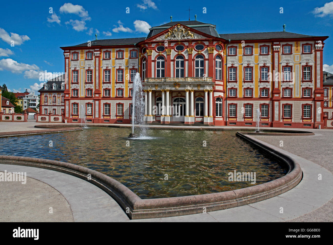 Bruchsal palace, Bruchsal Stock Photo - Alamy
