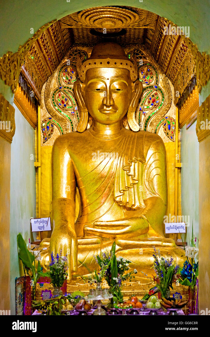 Buddha, A Lo Taw Pauk-Pagode, Myanmar Stock Photo - Alamy