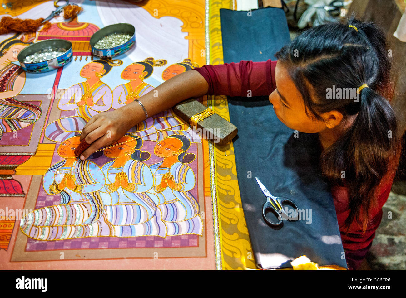 Broidering hi-res stock photography and images - Alamy