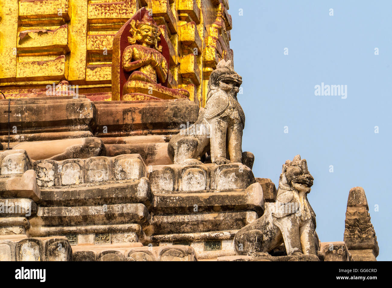 Ananda temple, Arimaddana-pura, Pagan Stock Photo - Alamy