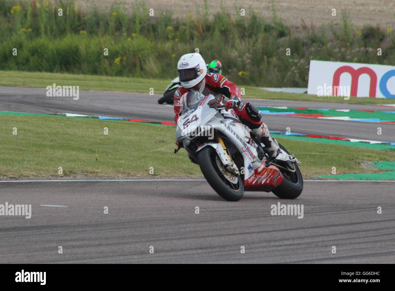Thruxton Superbikes UK Stock Photo - Alamy