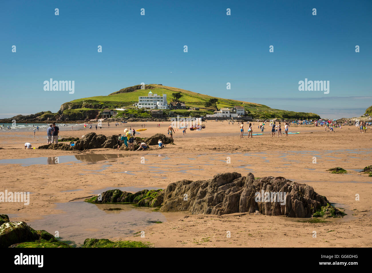 Burgh island bigbury on sea hi-res stock photography and images - Alamy