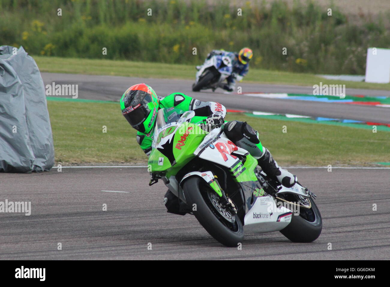 Thruxton Superbikes UK Stock Photo - Alamy