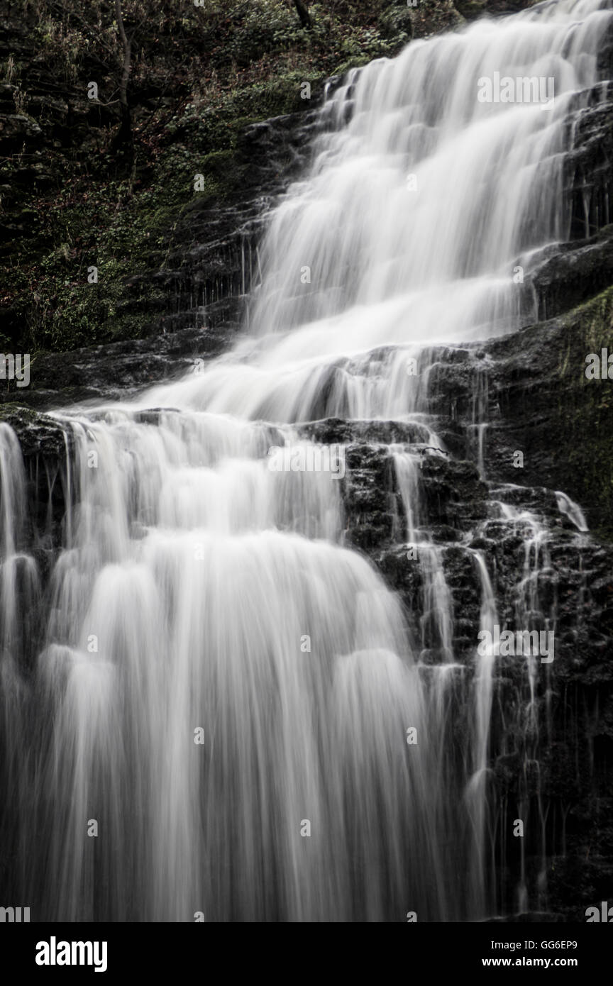 Scaleber Force waterfall, Yorkshire Dales, Yorkshire, England, United ...